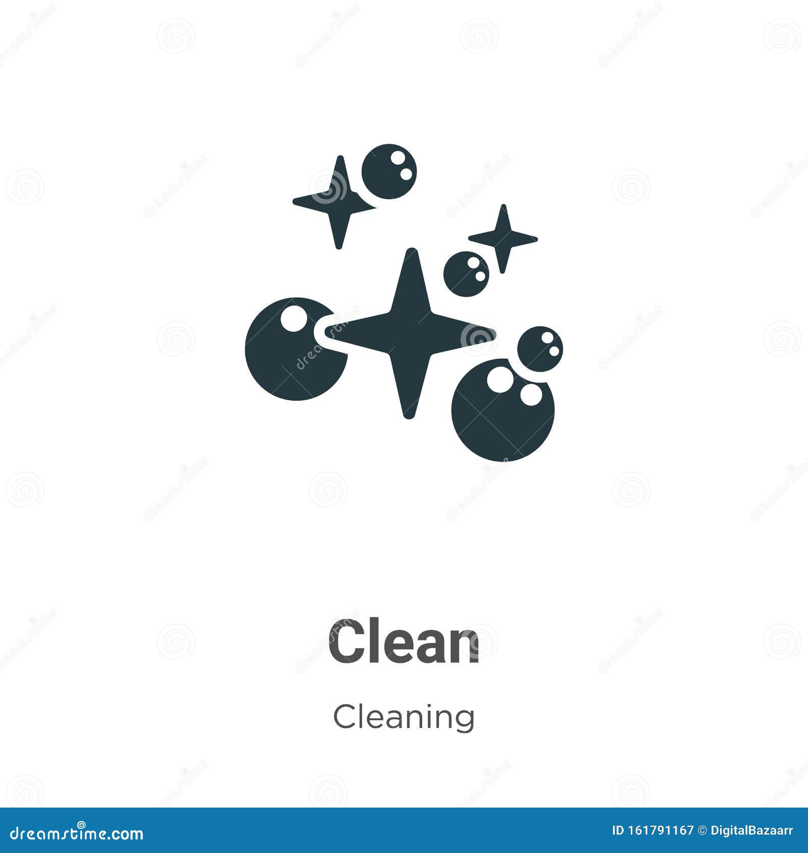 Clean Vector Icon on White Background. Flat Vector Clean Icon Symbol ...