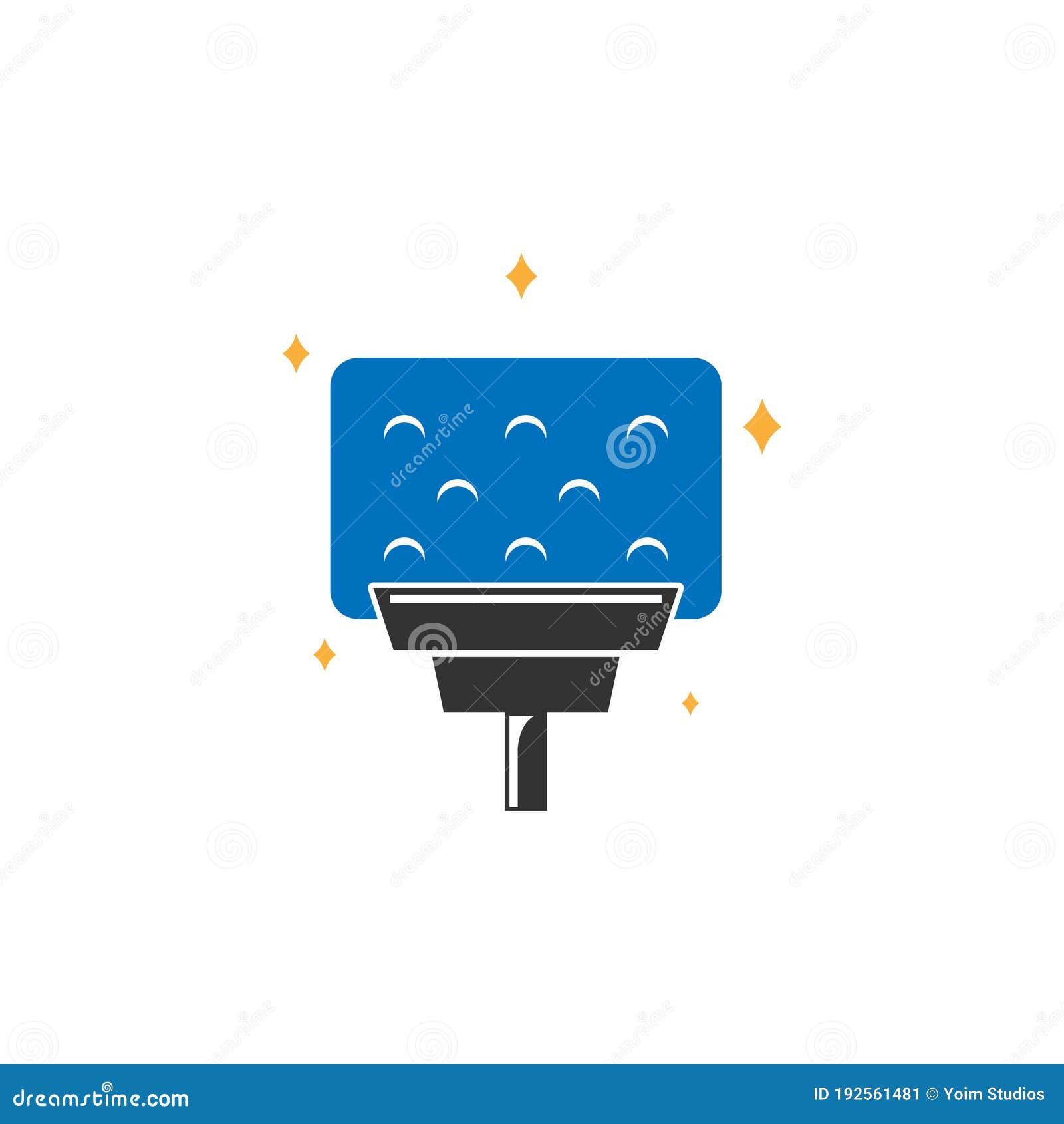 Clean Vector Logo Icon Design Template Illustration Stock Vector ...