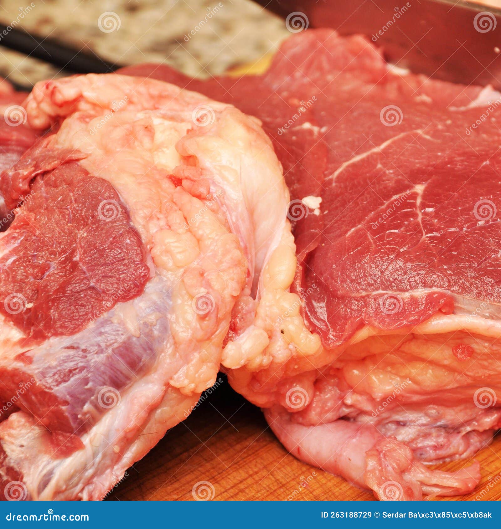 Clean Very Fresh Red Raw Meat Beef, Cow Meat Texture Stock Image ...