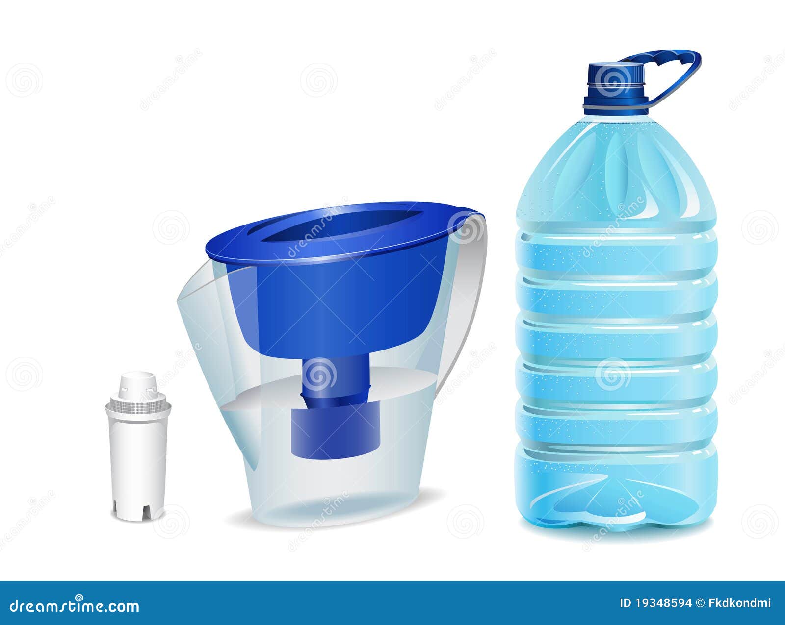 Clean water. stock vector. Illustration of cover, barrel - 19348594
