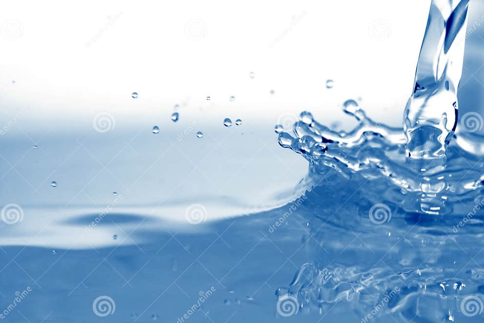 Clean water stock image. Image of impact, color, drip - 4133673