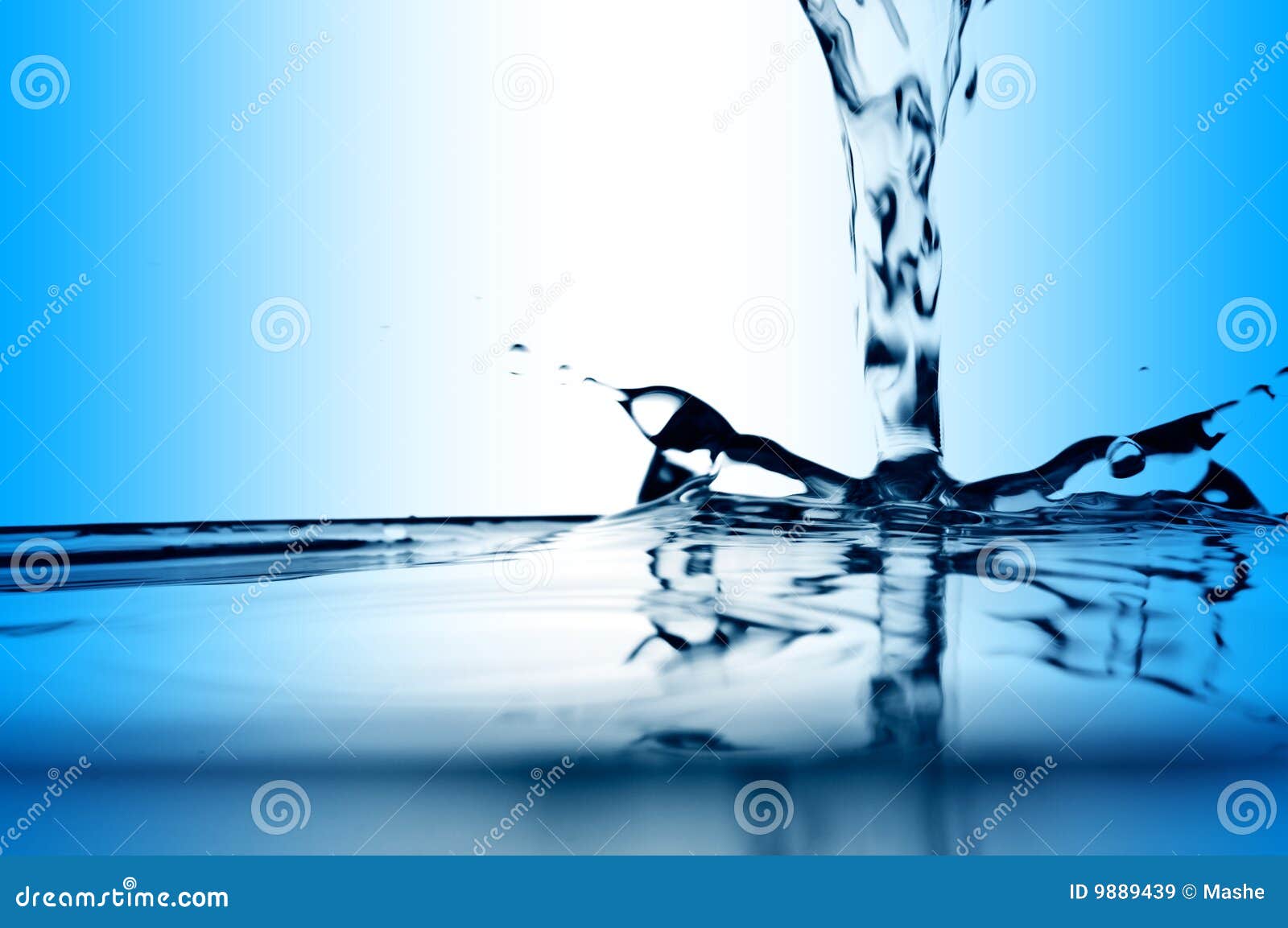 Clean water stock image. Image of beauty, freshness, splash - 9889439