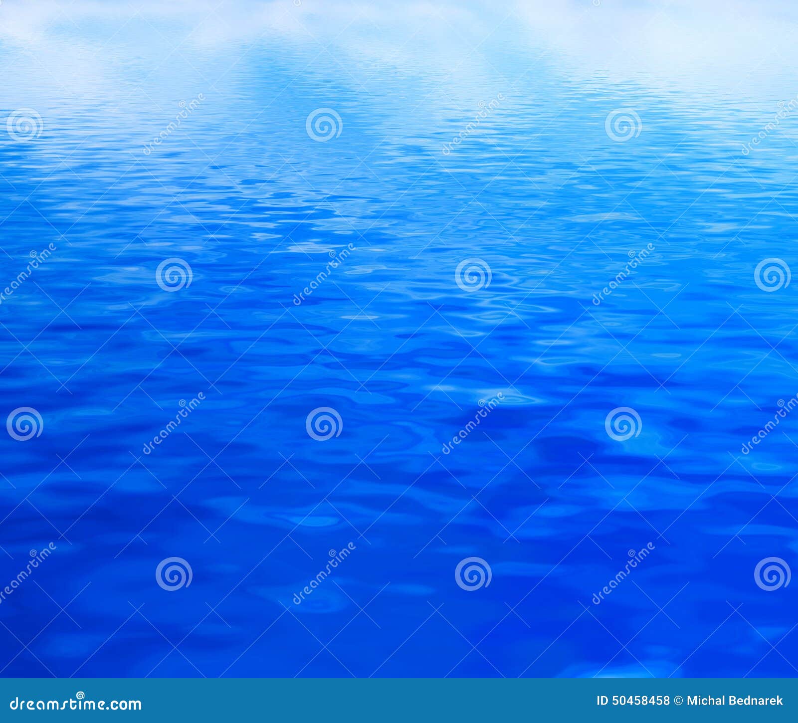 Clean Water Background, Calm Waves. Blue Reflection Stock Photo - Image ...