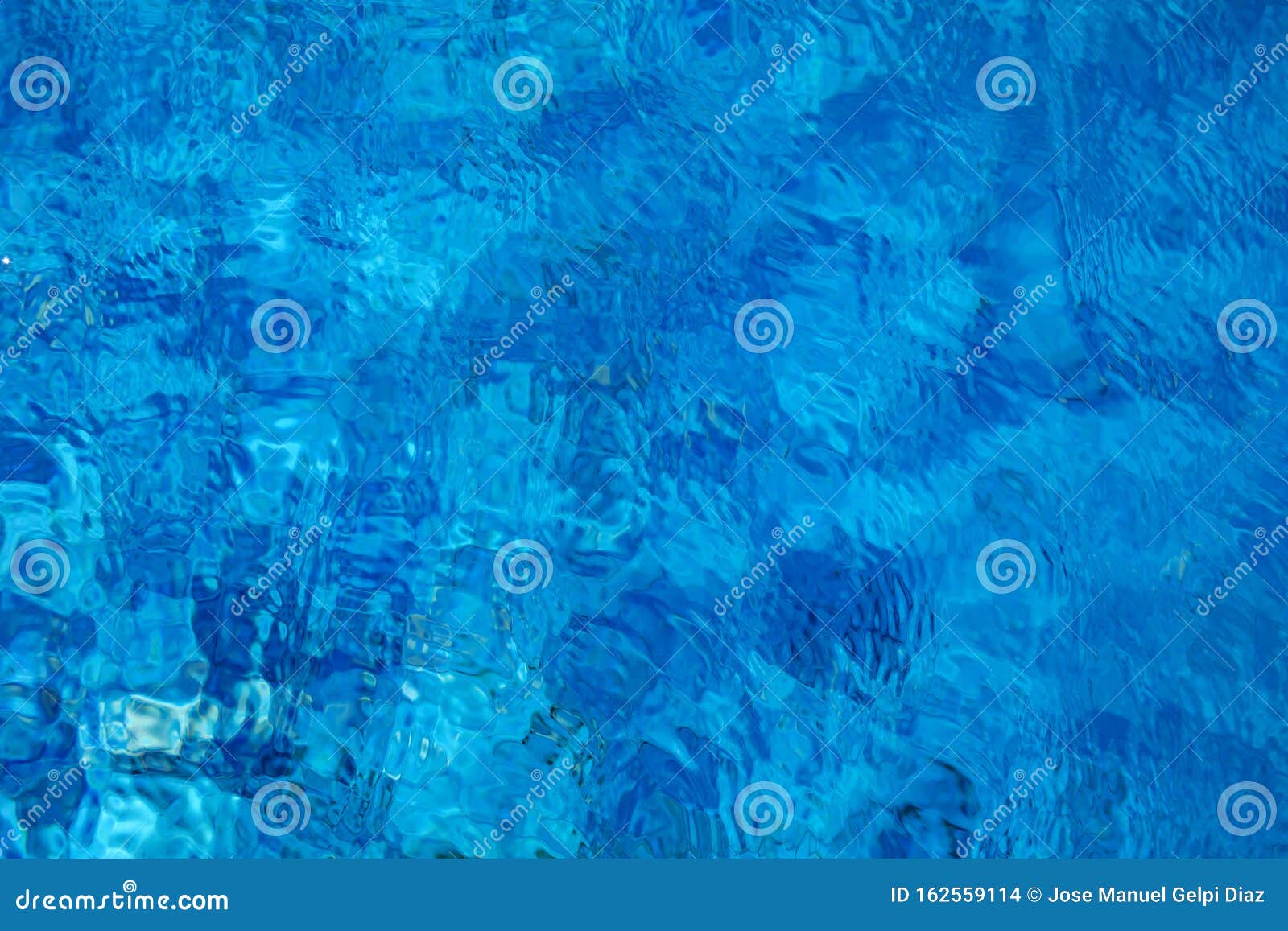 Clean water in a blue pool stock photo. Image of clear - 162559114