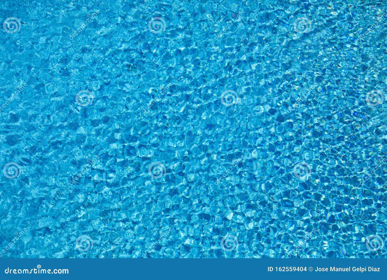 Clean water in a blue pool stock photo. Image of relaxation - 162559404