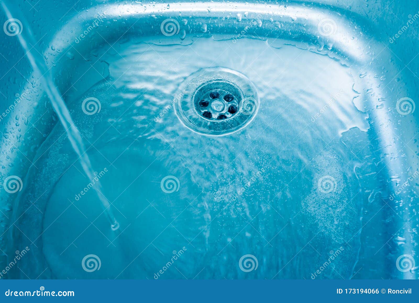 Clean water drop stock photo. Image of circle, flow - 173194066