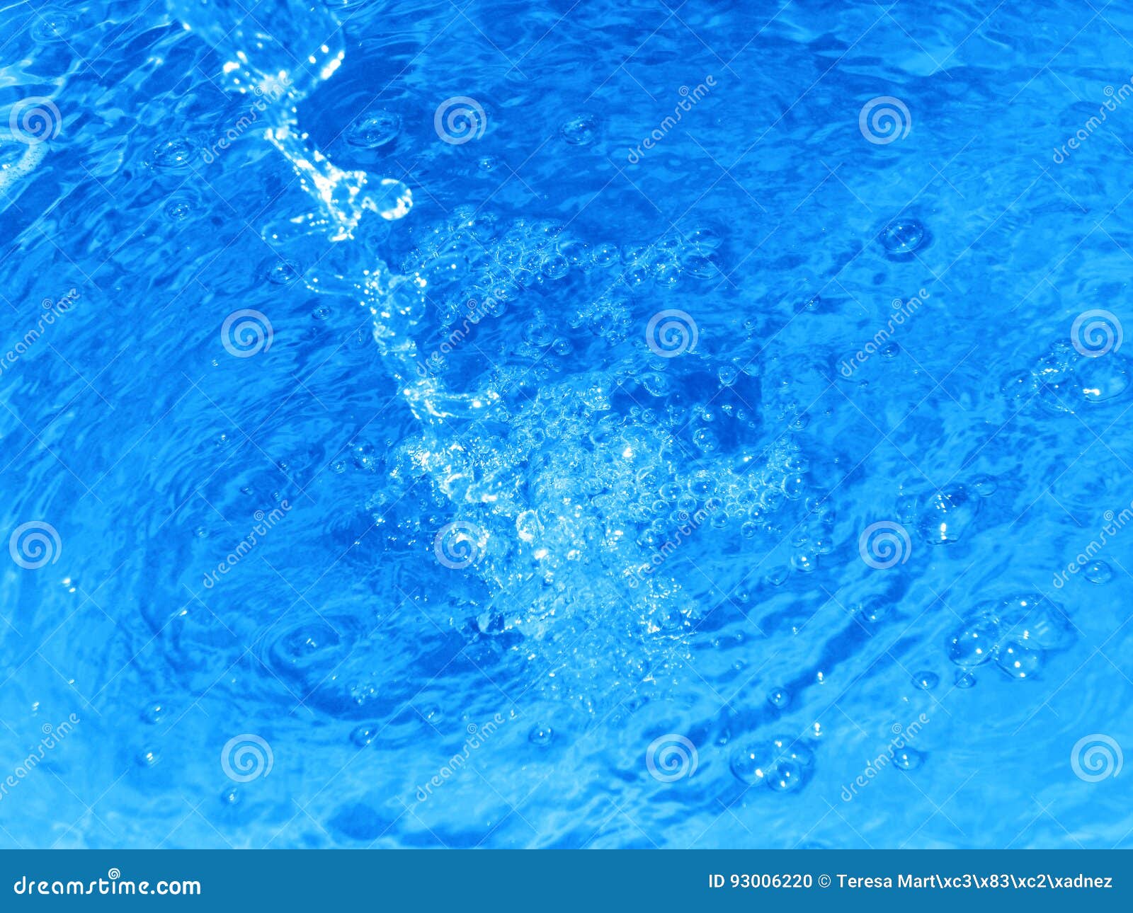 Clean water stock photo. Image of blue, fall, water, liquid - 93006220