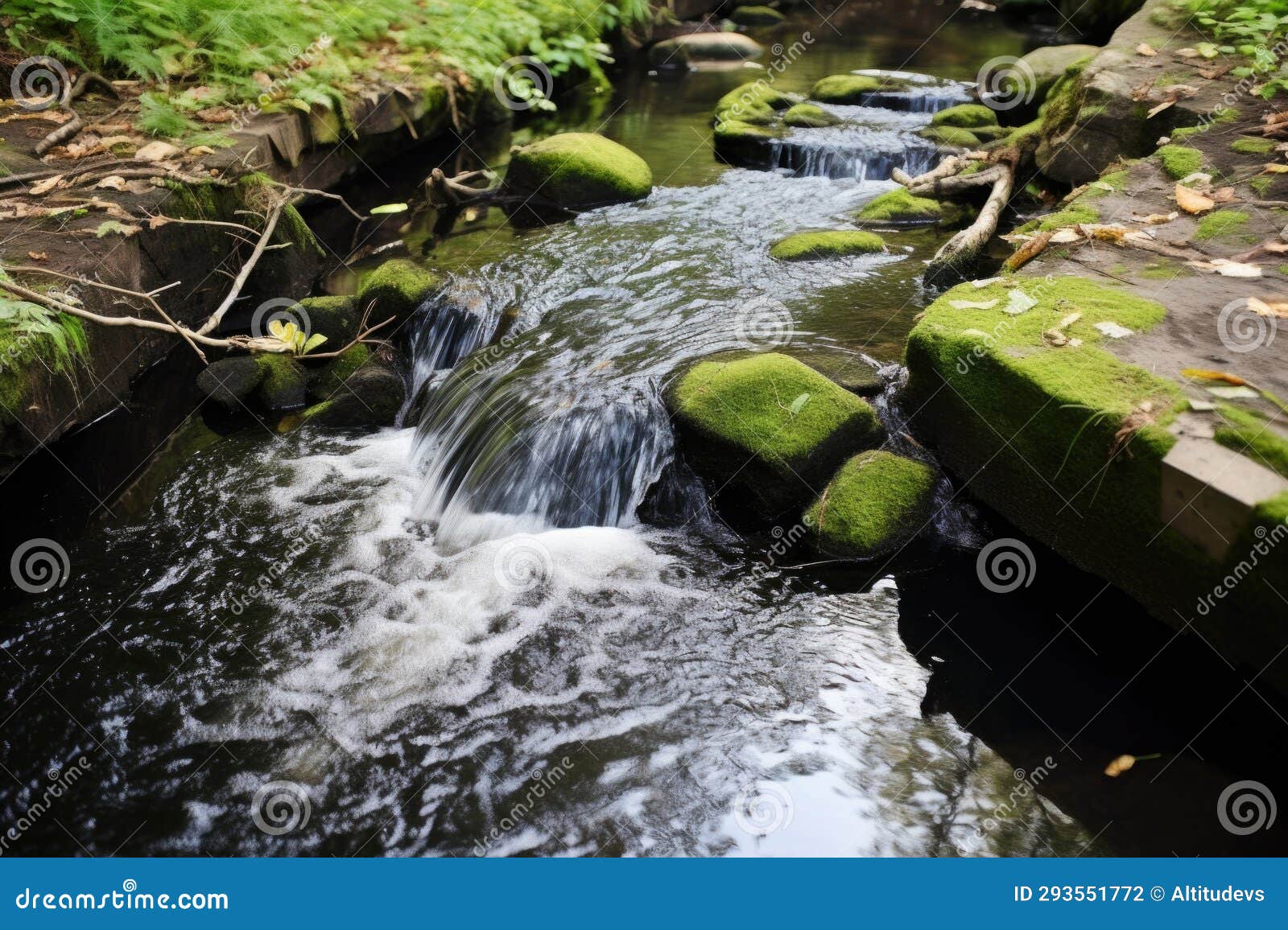 Clean Water Flowing in a Once Polluted River Stock Photo - Image of ...