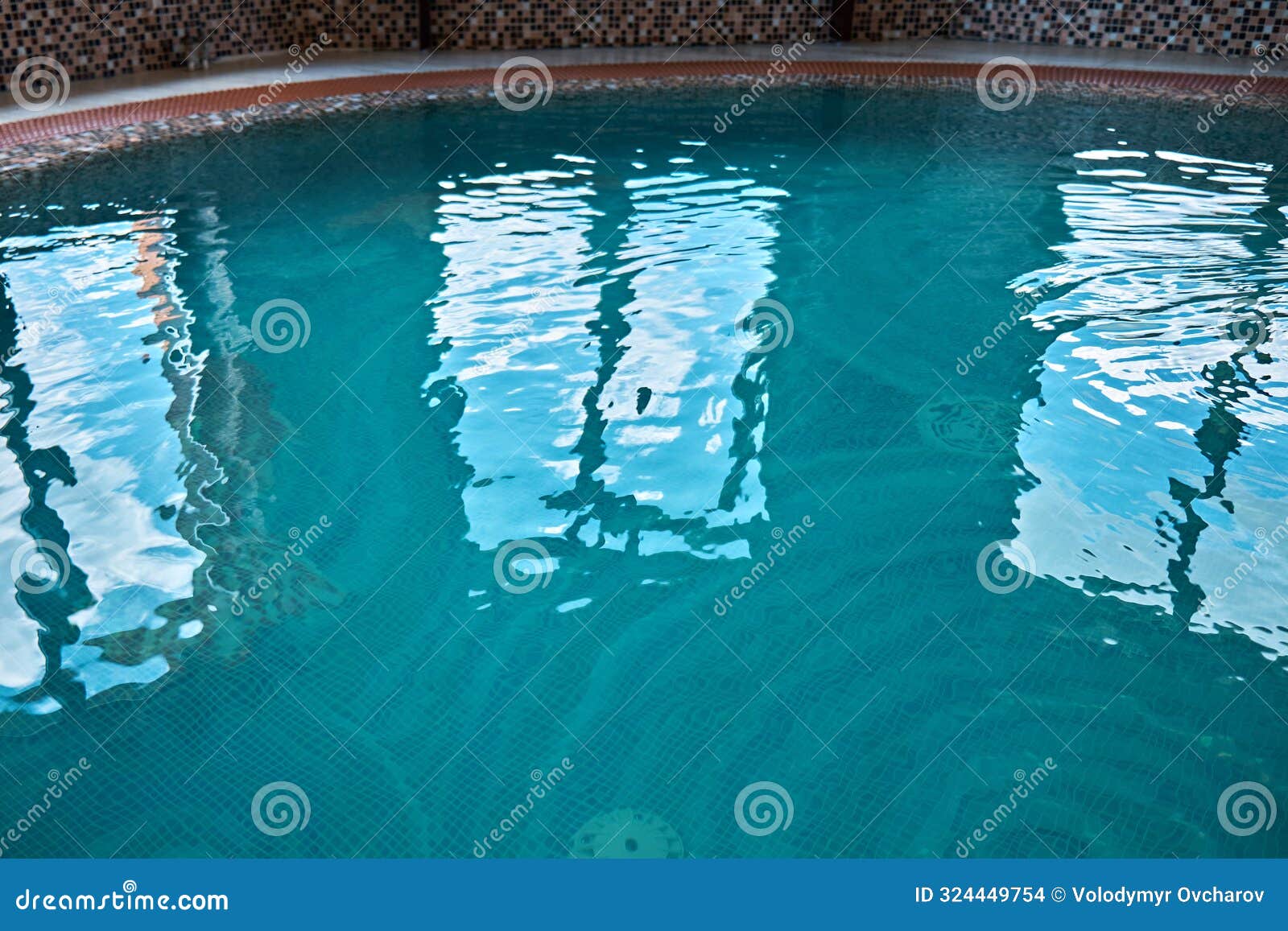 Clean Water in the Jacuzzi. Rest in the SPA. Selective Focus Stock ...
