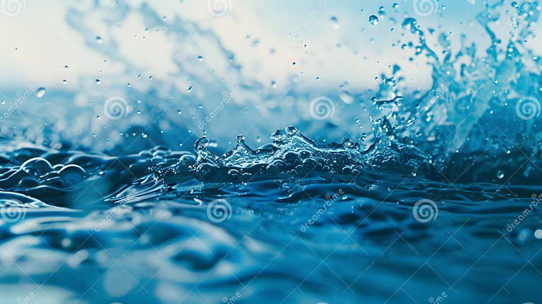 Clean Water in the Ocean Close-up Stock Image - Image of background ...
