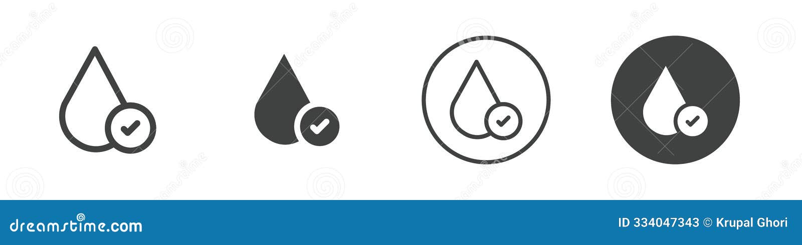 Clean Water Quality Icon Vector Logo Outline Stock Vector ...