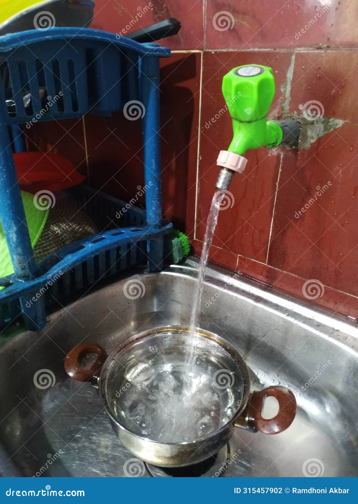 Clean Water is the Source of Life Stock Photo - Image of family ...