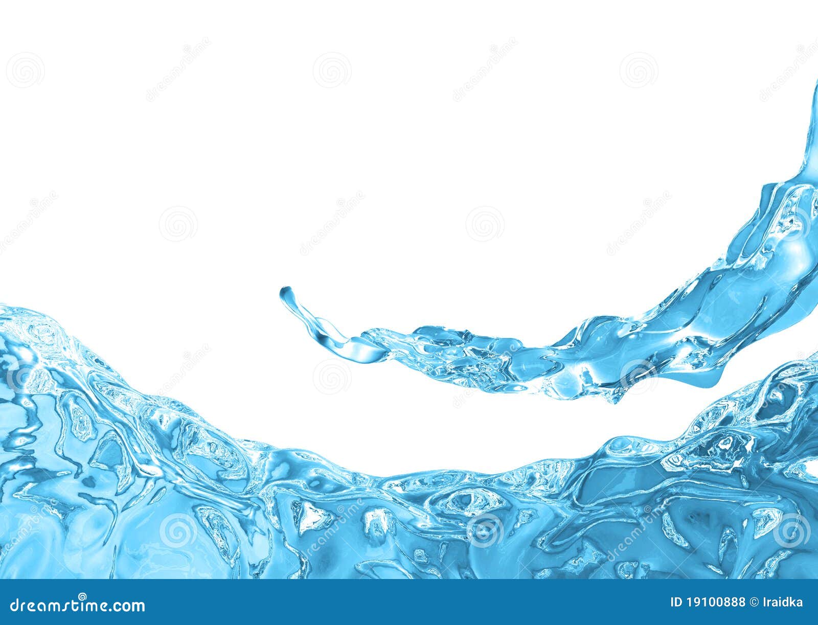 Clean water splash stock illustration. Illustration of smooth - 19100888