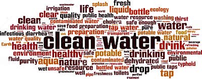 Clean water word cloud stock vector. Illustration of resource - 178019231