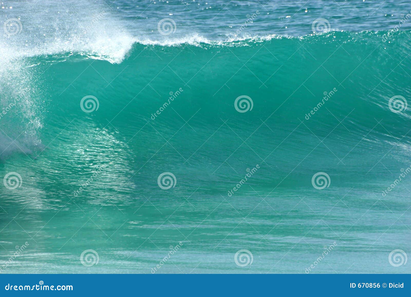 Clean wave stock photo. Image of solitude, natural, blue - 670856