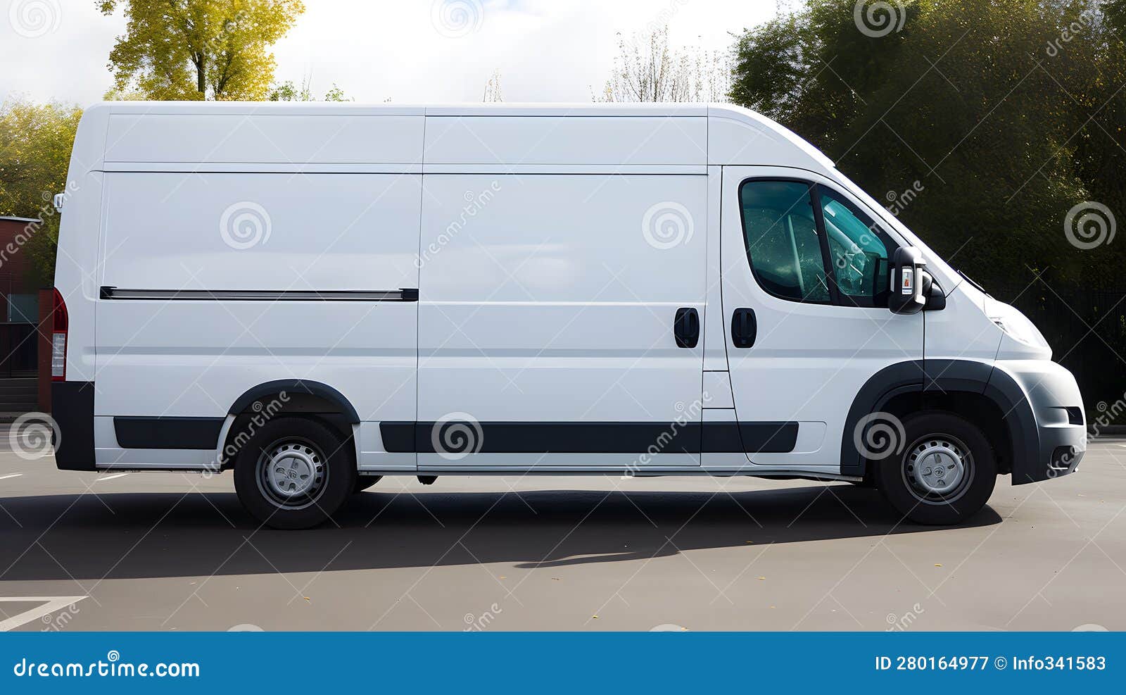 Clean and Well-maintained Company Vehicle Generative AI Stock ...