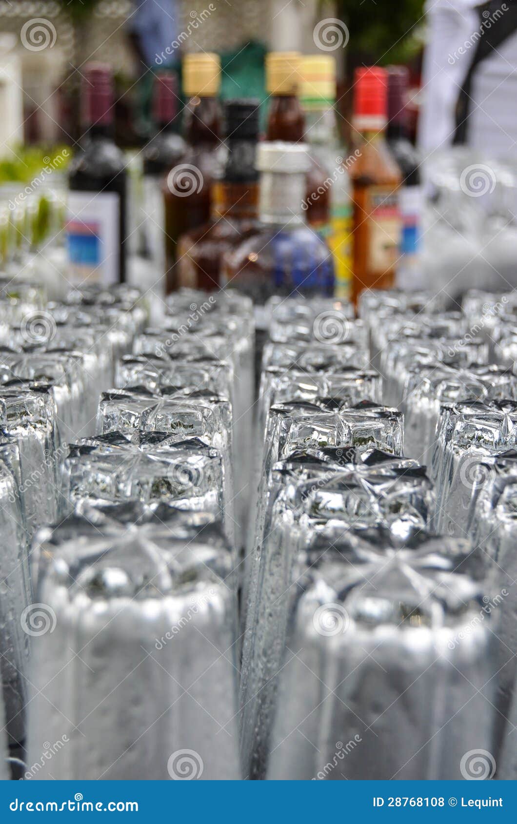 Clean Wet Drinking Glasses at Bar Stock Photo - Image of glass, party ...
