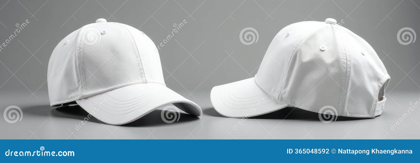 Clean Baseball Hat Template. Textile Cap Design Royalty-Free Stock ...