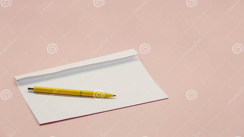 Note paper with pencils stock image. Image of write - 207238413