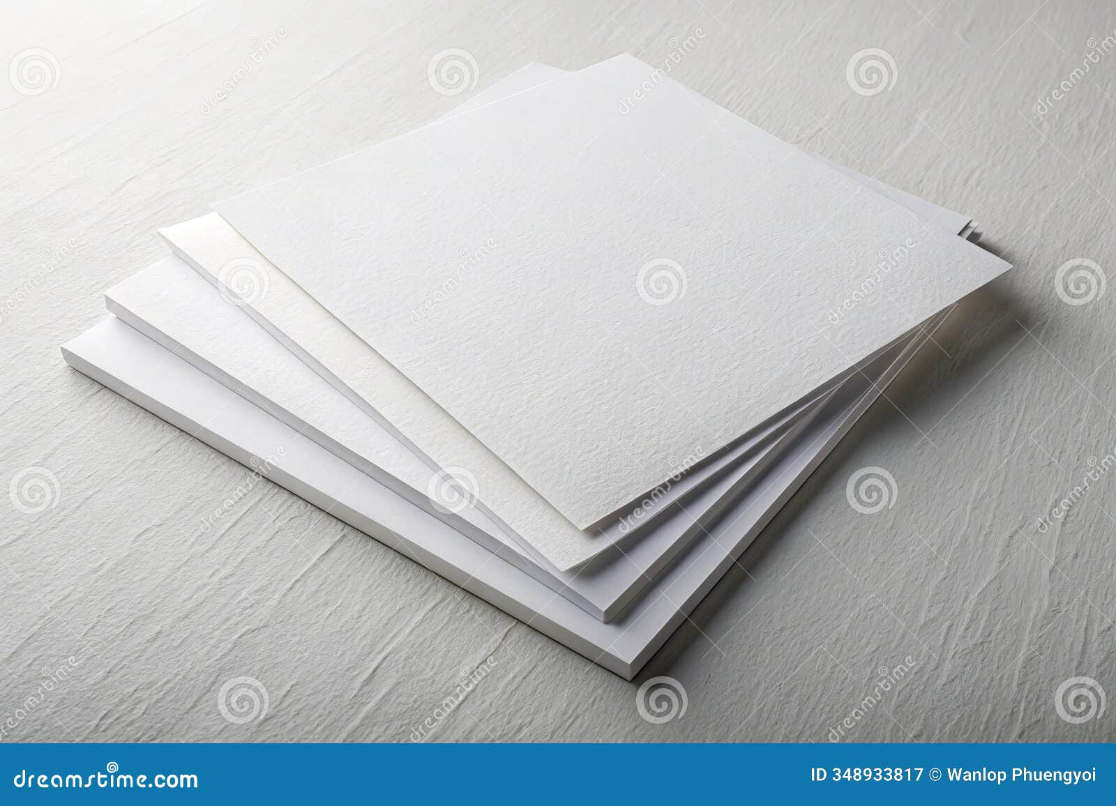 Clean White Paper Stack: a High-Quality, Realistic Representation of ...