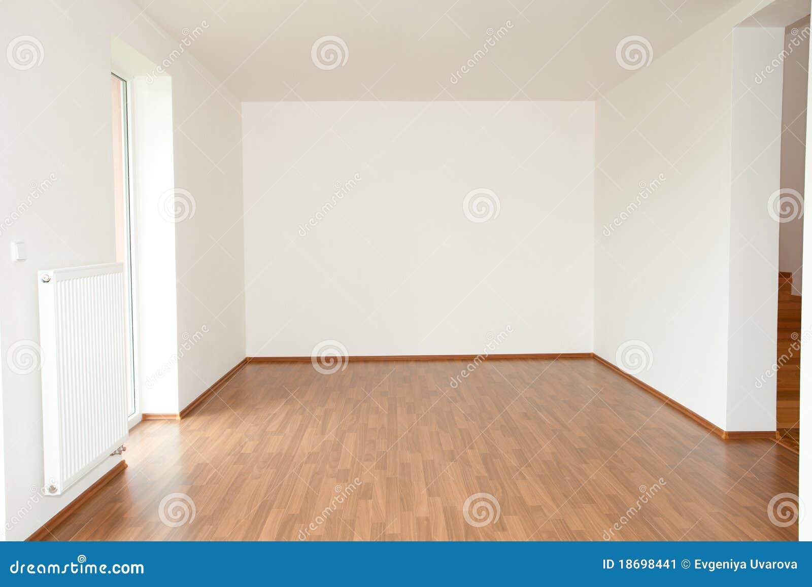 Clean white room stock image. Image of radiator, built - 18698441