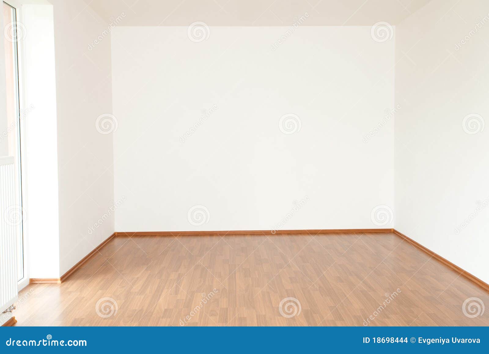 Clean white room interior stock photo. Image of apartment - 18698444