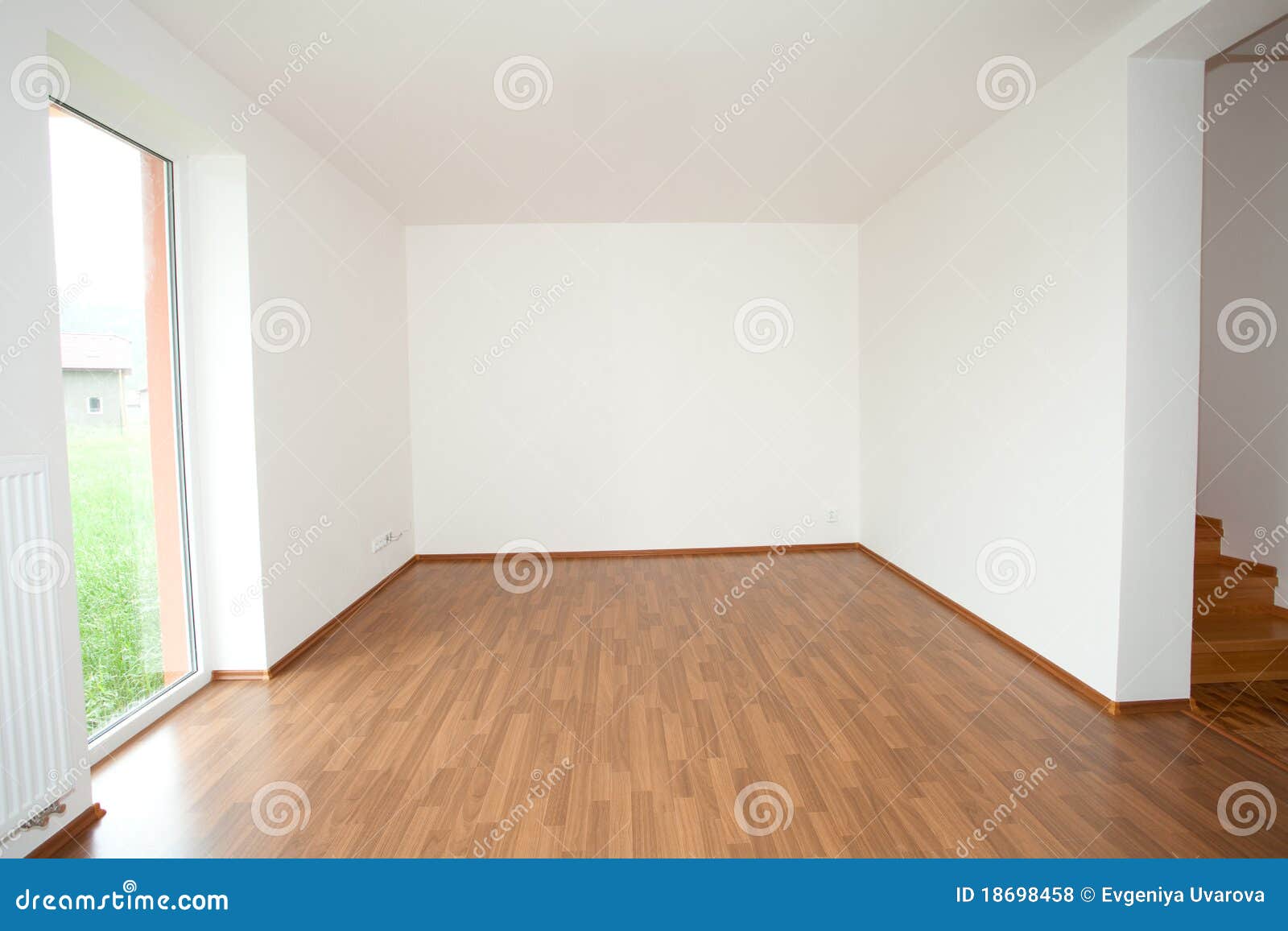 Clean white room interior stock photo. Image of dimensional - 18698458