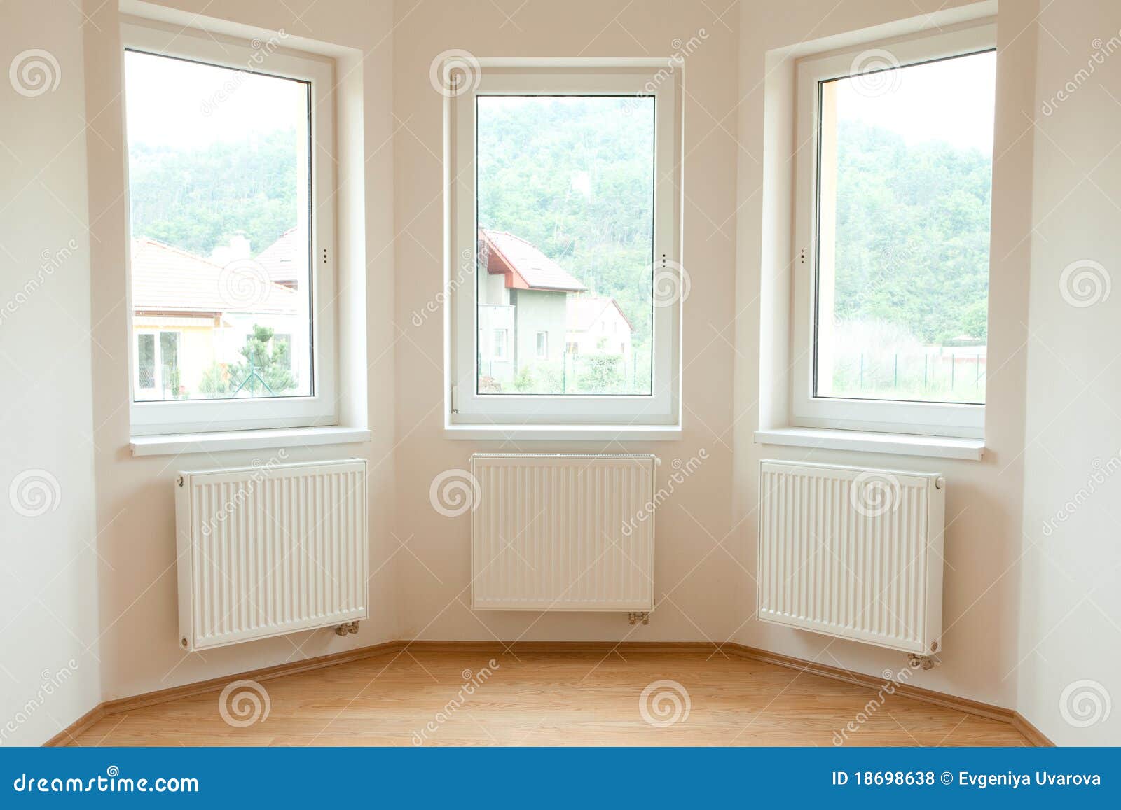 Clean white room interior stock photo. Image of concepts - 18698638