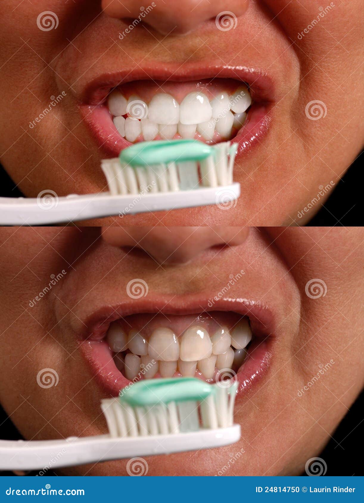 Clean White teeth stock photo. Image of closeup, healthy - 24814750