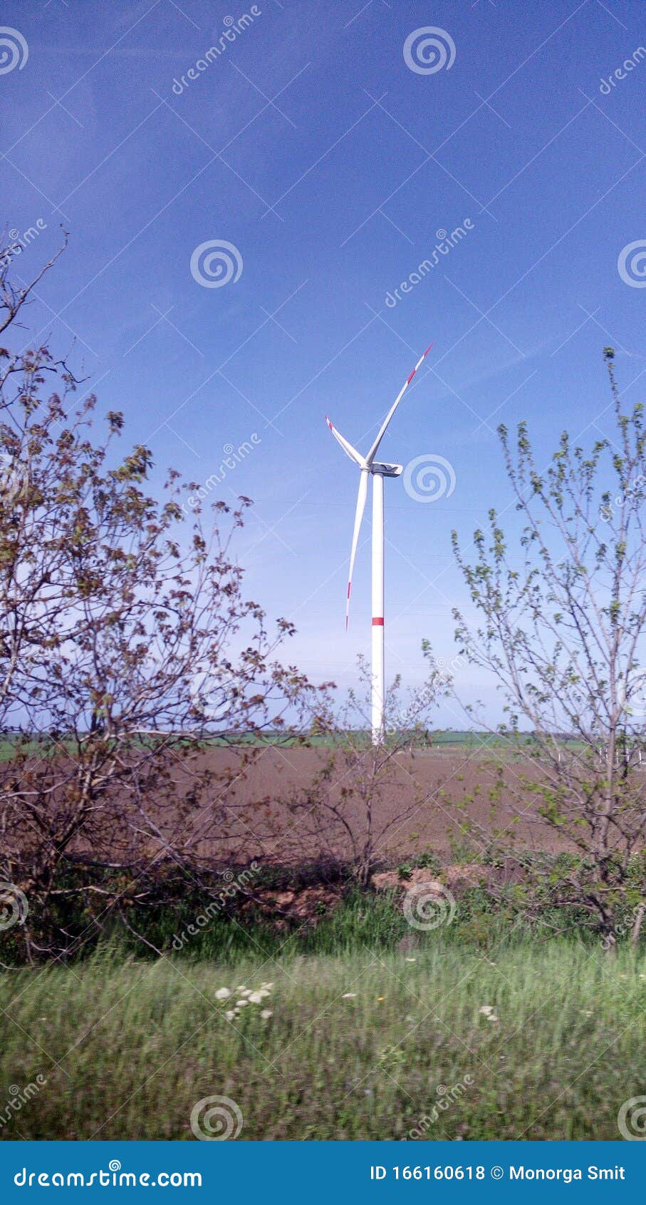 Clean Wind Energy Will Save Our Planet Stock Photo - Image of planet ...