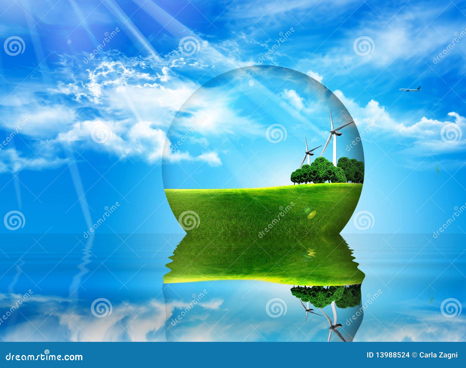 Clean world stock illustration. Illustration of natural - 13988524