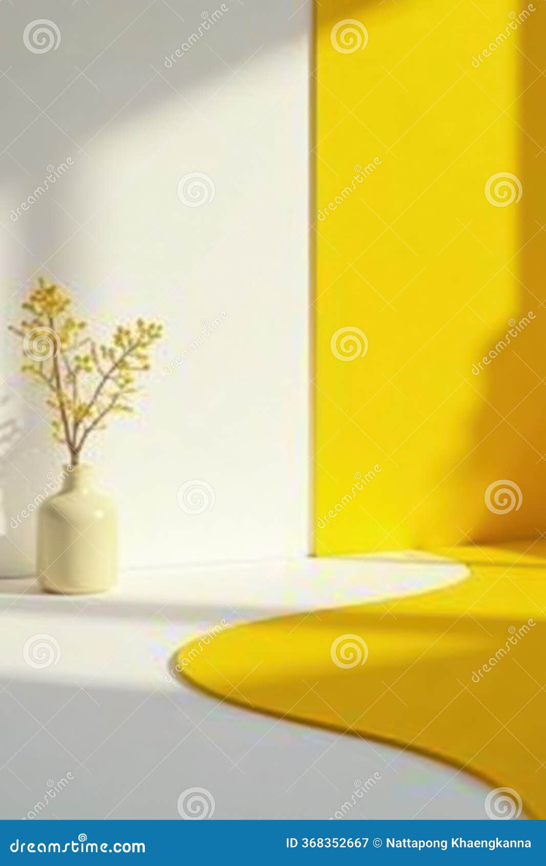 Clean Yellow Technology Background Stock Illustration | CartoonDealer ...