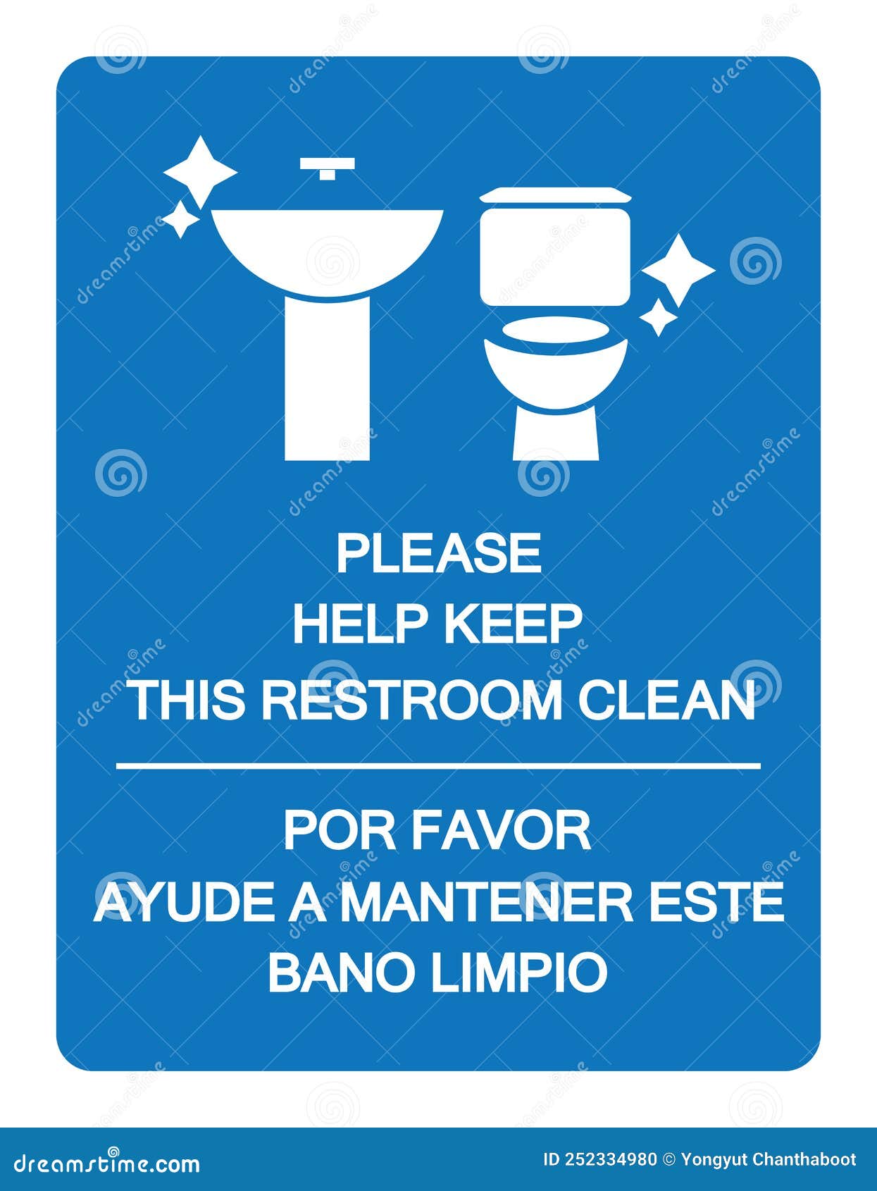 Clean Zone Symbol Sign, Vector Illustration, Isolate on White ...