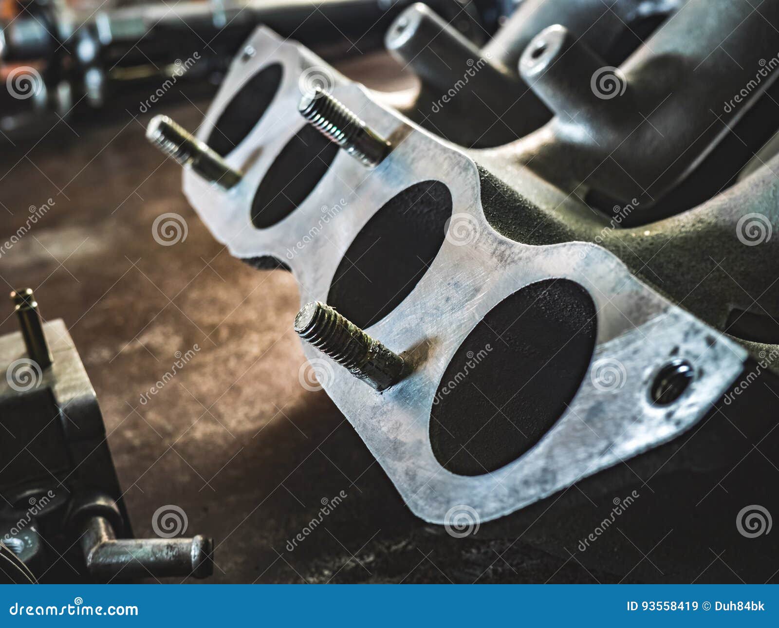 Intake Manifold Plastic Housing With A System Royalty-Free Stock Photo ...