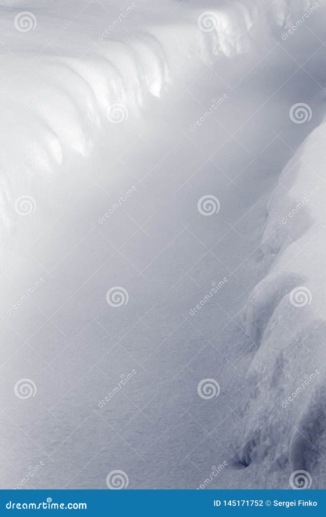 Path in the snow stock photo. Image of clear, climate - 145171752