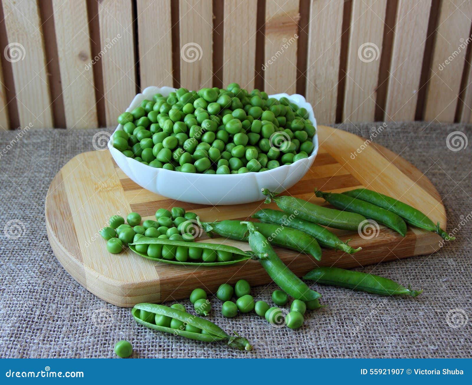 The cleaned peas stock image. Image of peas, table, healthy - 55921907