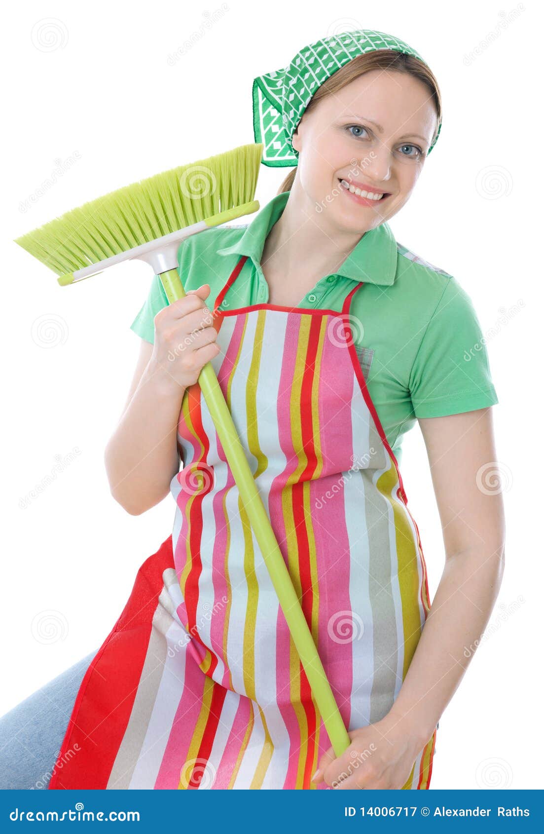Cleaner stock image. Image of beautiful, apron, cleaner - 14006717