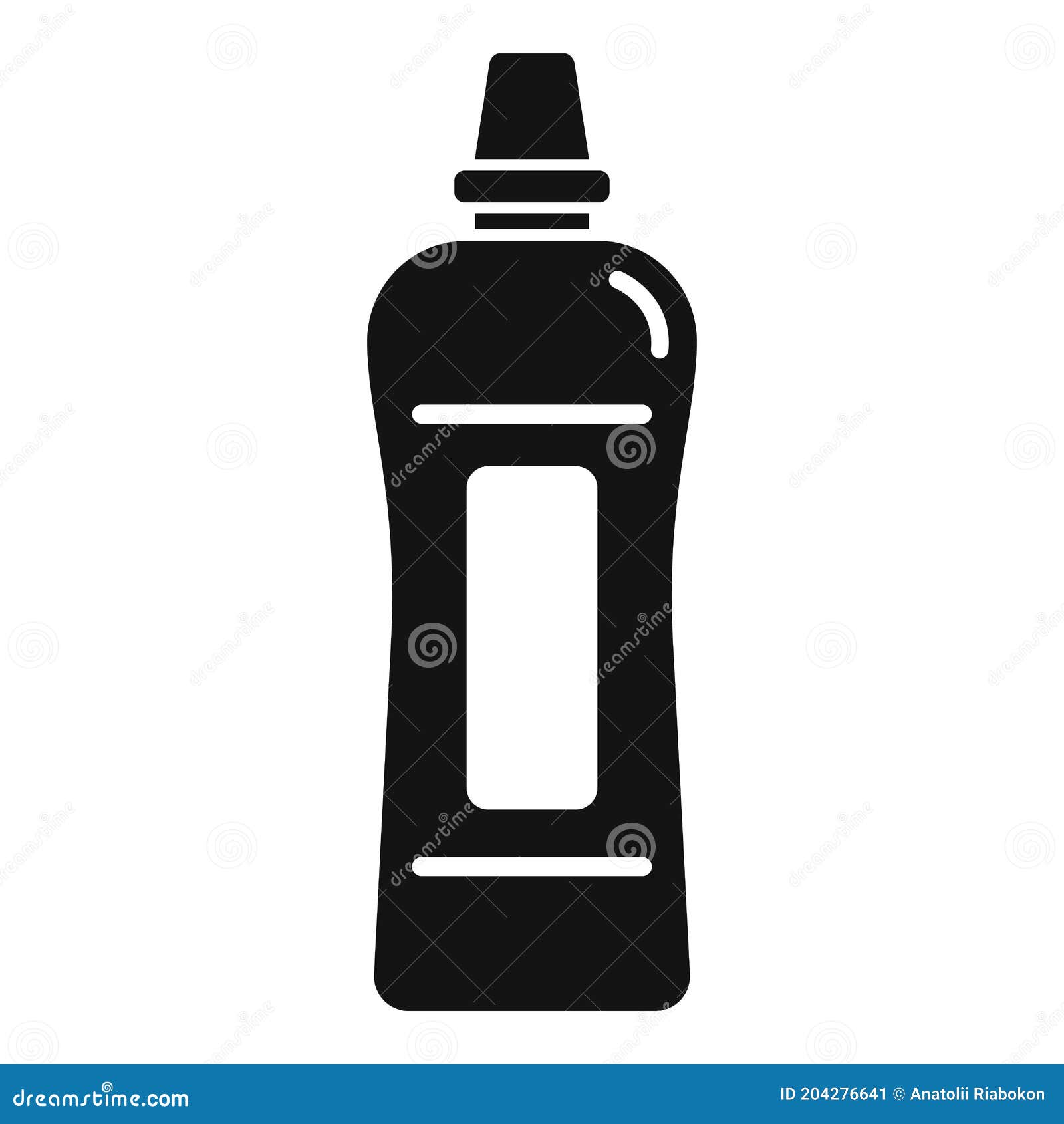 Cleaner Bottle Icon, Simple Style Stock Vector - Illustration of ...