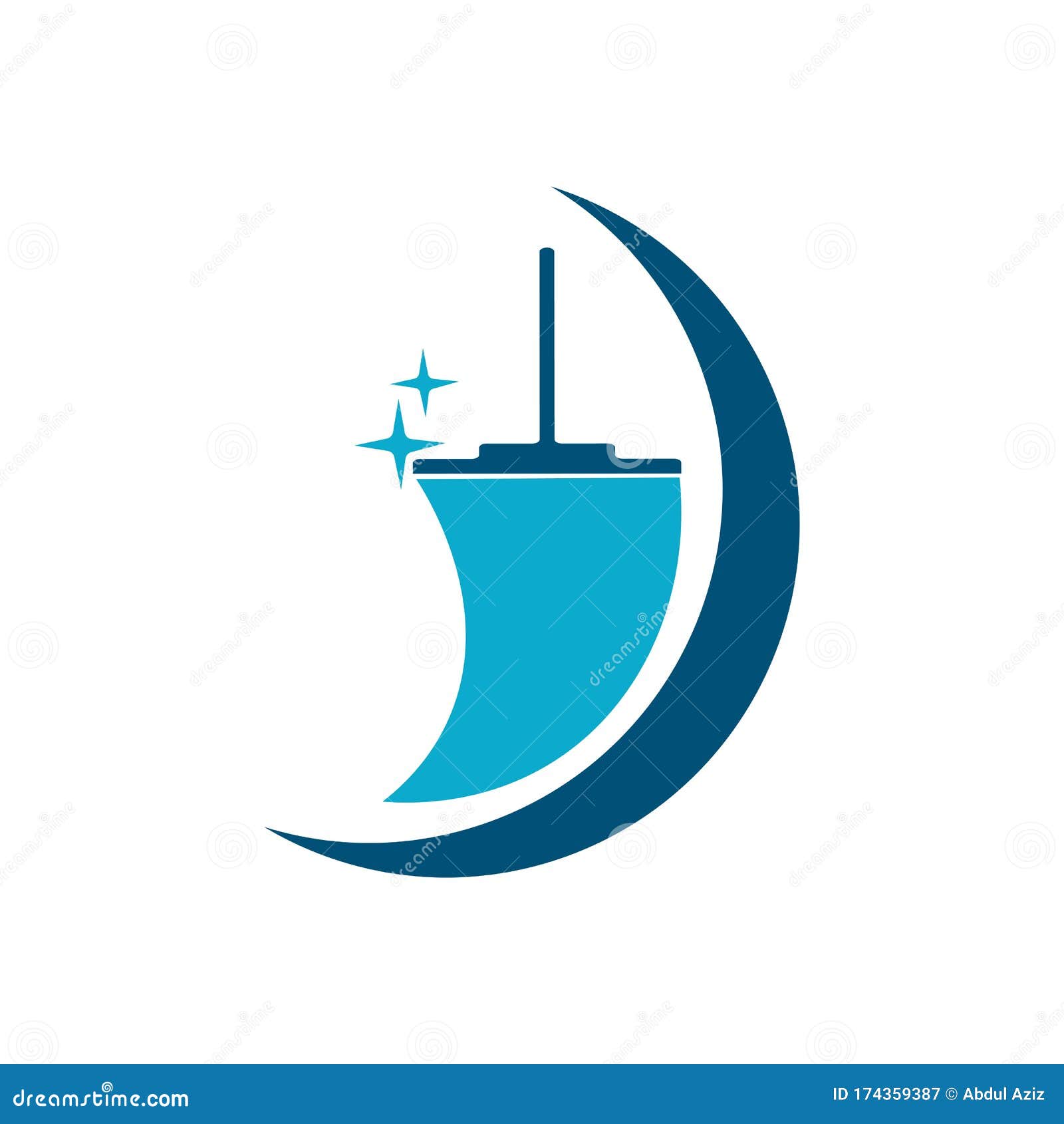 Cleaner logo vector stock vector. Illustration of dirty - 174359387