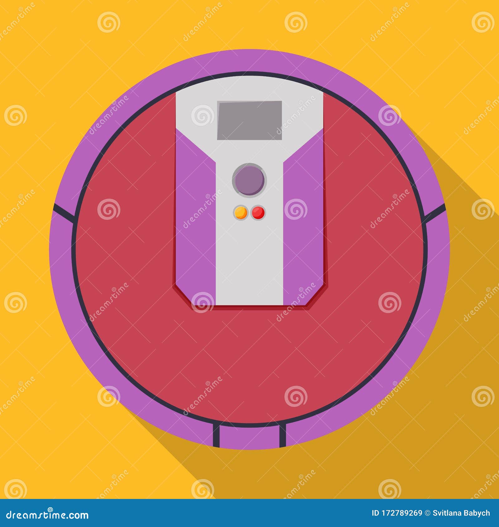 Cleaner of Robot Vector Icon.Flat Vector Icon Isolated on White ...