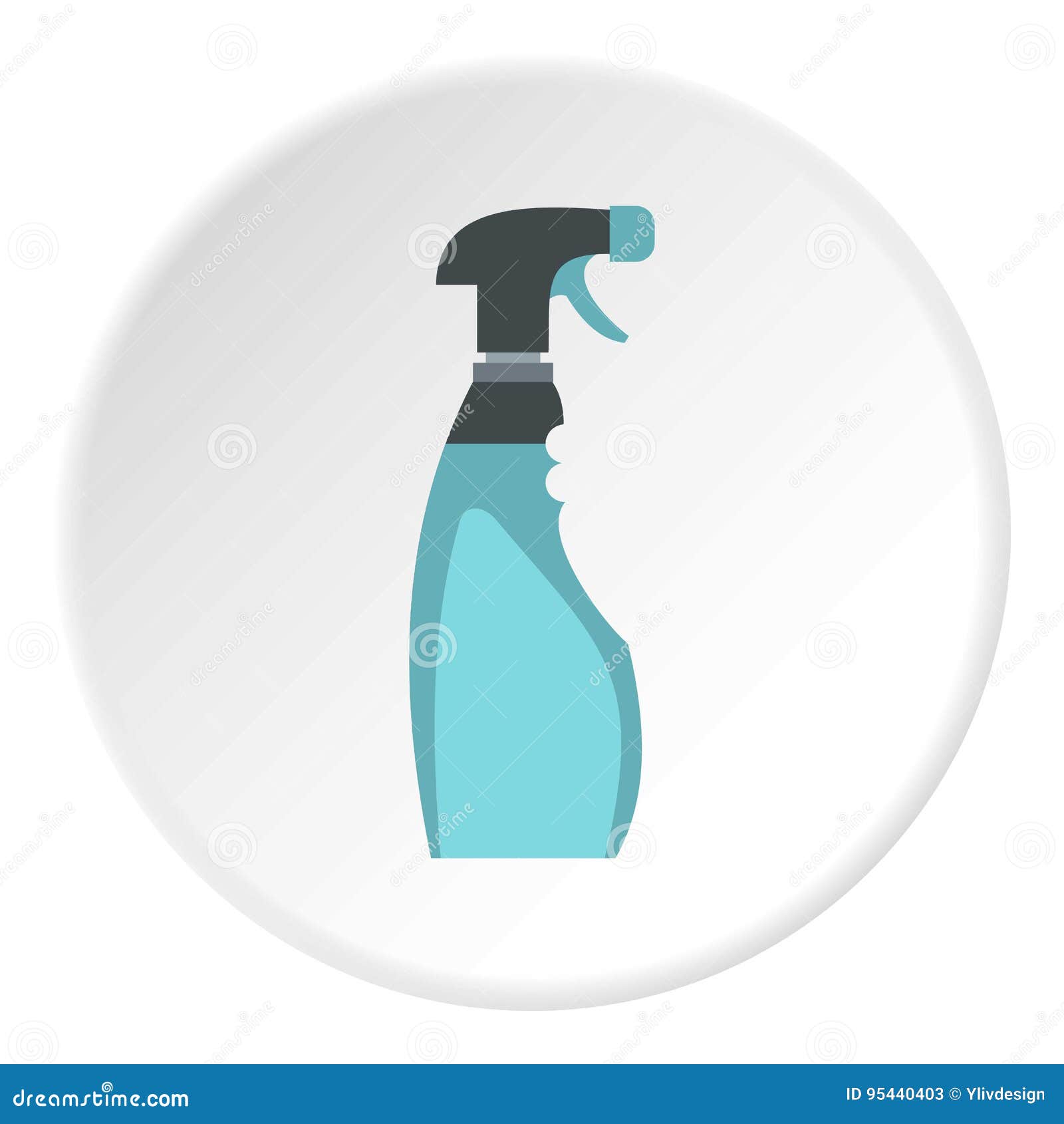 Cleaner for Windows Icon Circle Stock Vector - Illustration of bath ...
