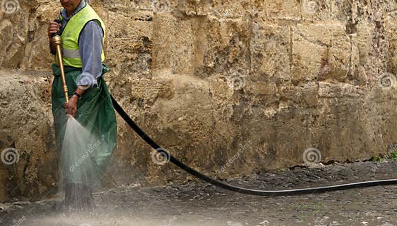 Cleaning stock photo. Image of town, order, laborer, cleaning - 843952