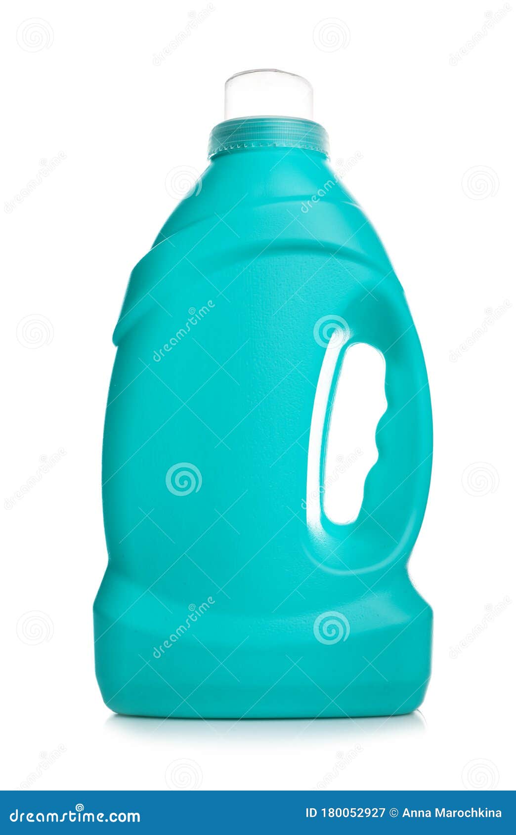 Cleaning Agent in Blue Bottle Stock Image - Image of bottle, homework ...