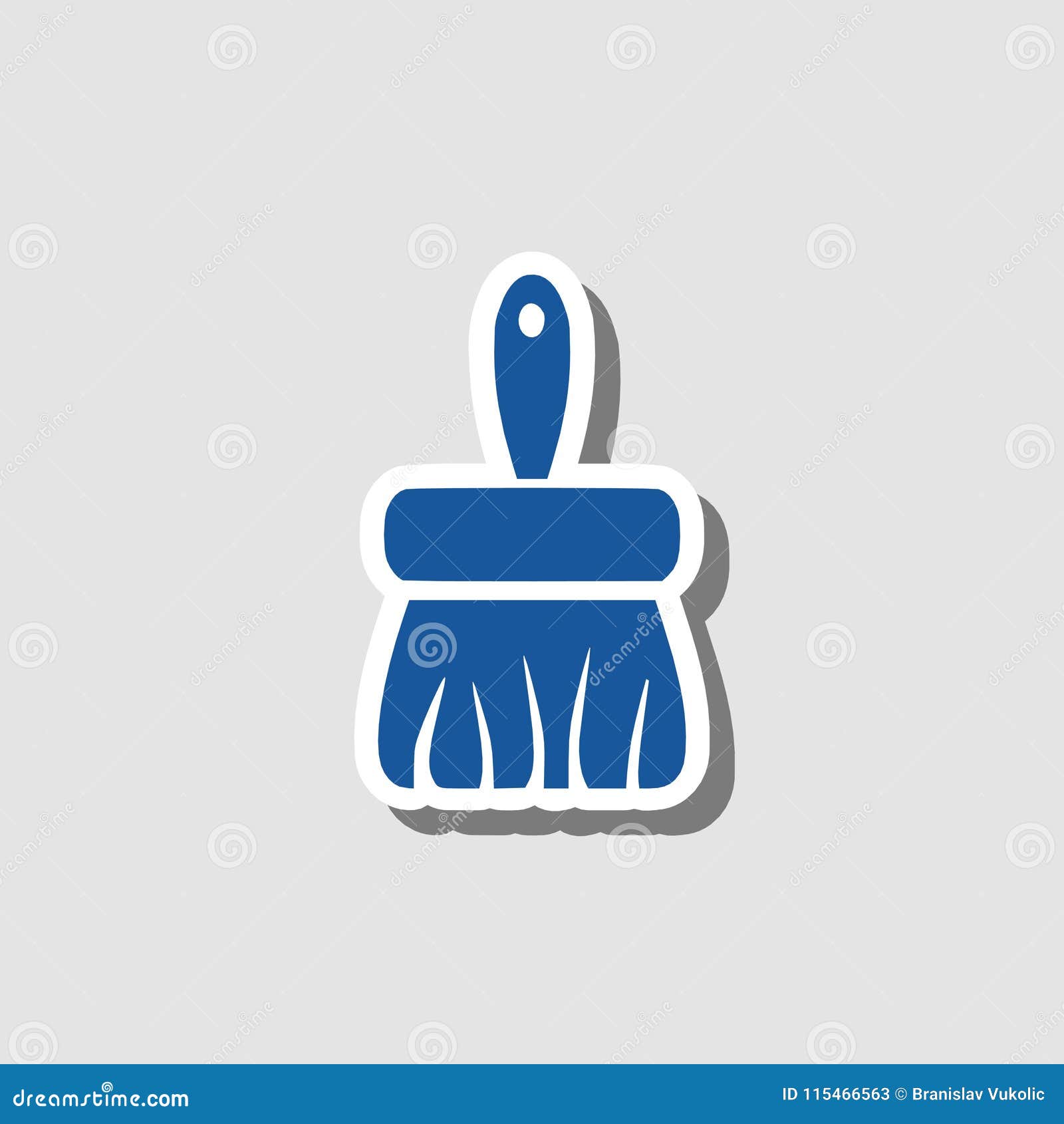 Cleaning Brush Icon,sign,best 3D Illustration Stock Illustration ...