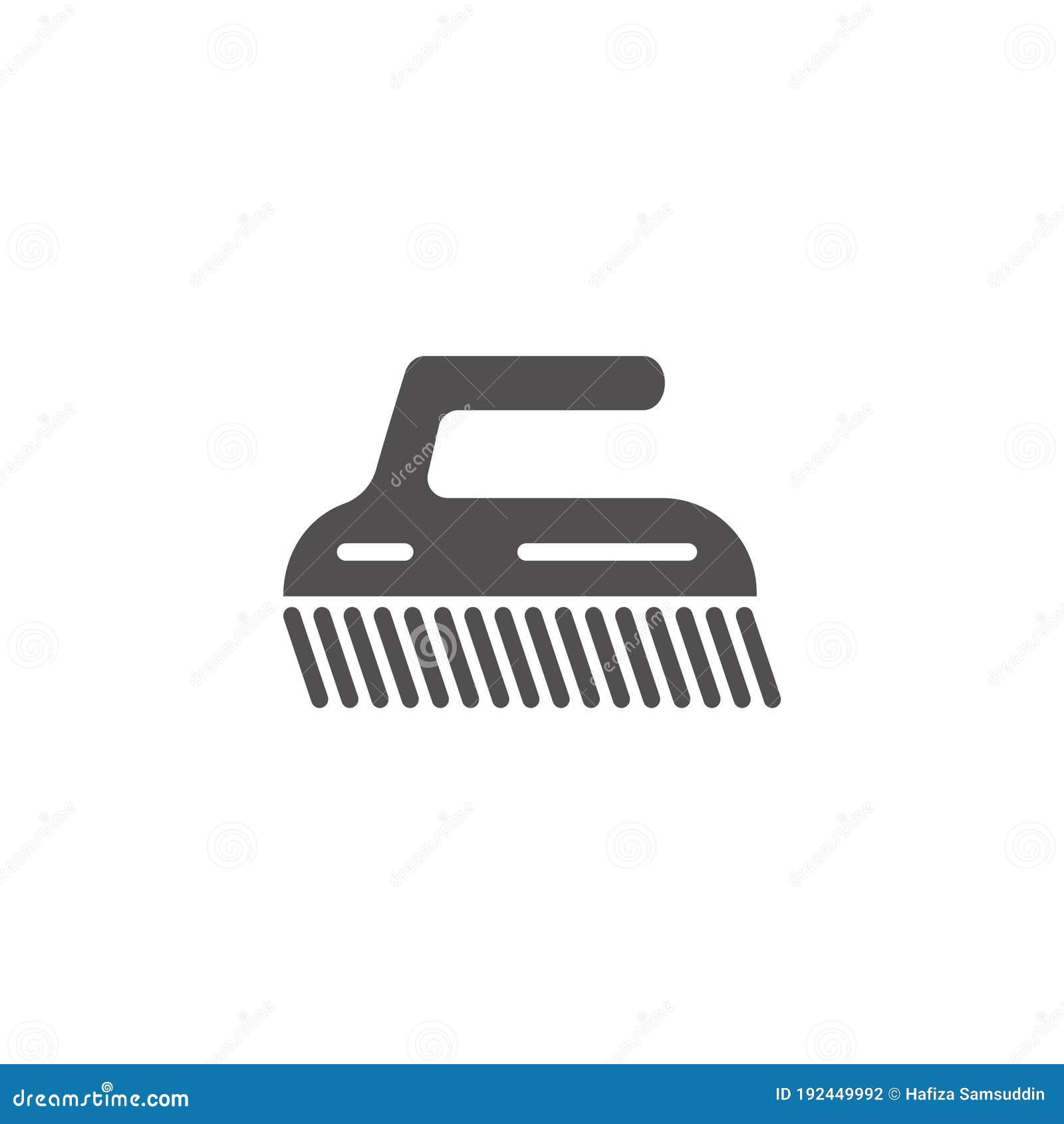 Cleaning Brush Vector Illustration Isolated Flat Illustration Graphic ...