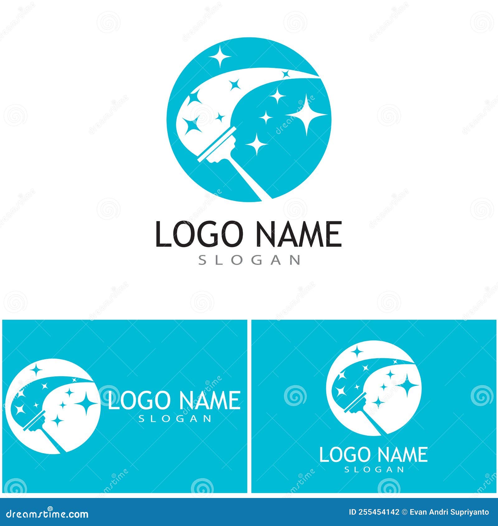 Cleaning Clean Service Logo Icon Vector Template Stock Vector ...