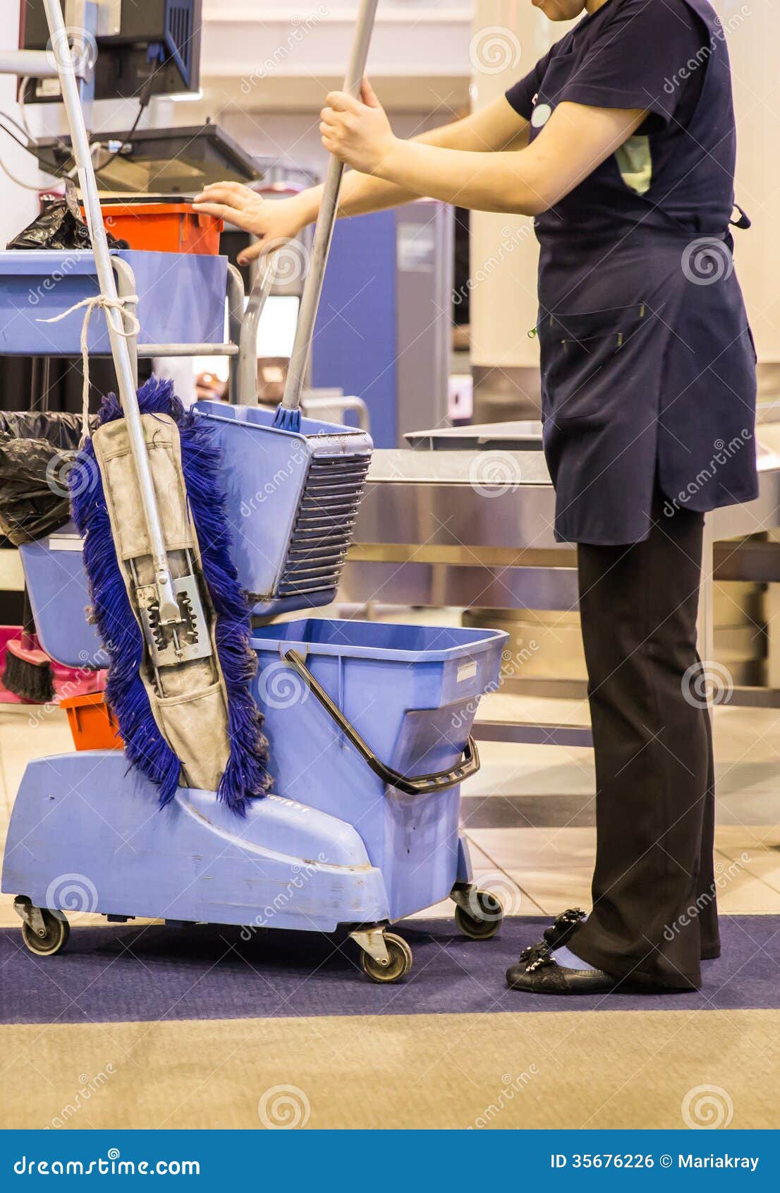 Cleaning stock photo. Image of employment, airport, office - 35676226