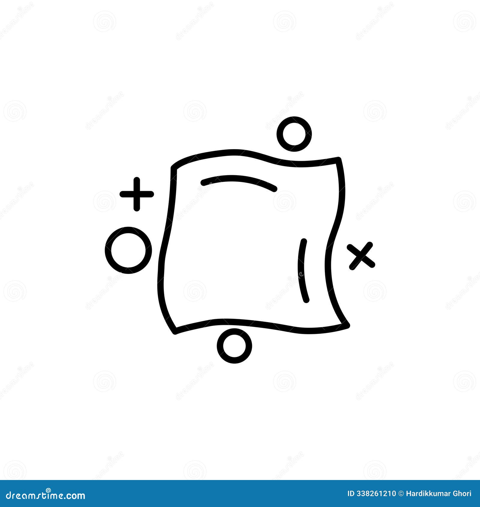 Cleaning Cloth Icon Set. Clean Wipe Rag Table Surface Vector Symbol In ...