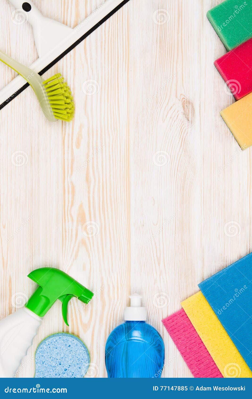 Cleaning Concept Background Accessories Stock Image - Image of concept ...