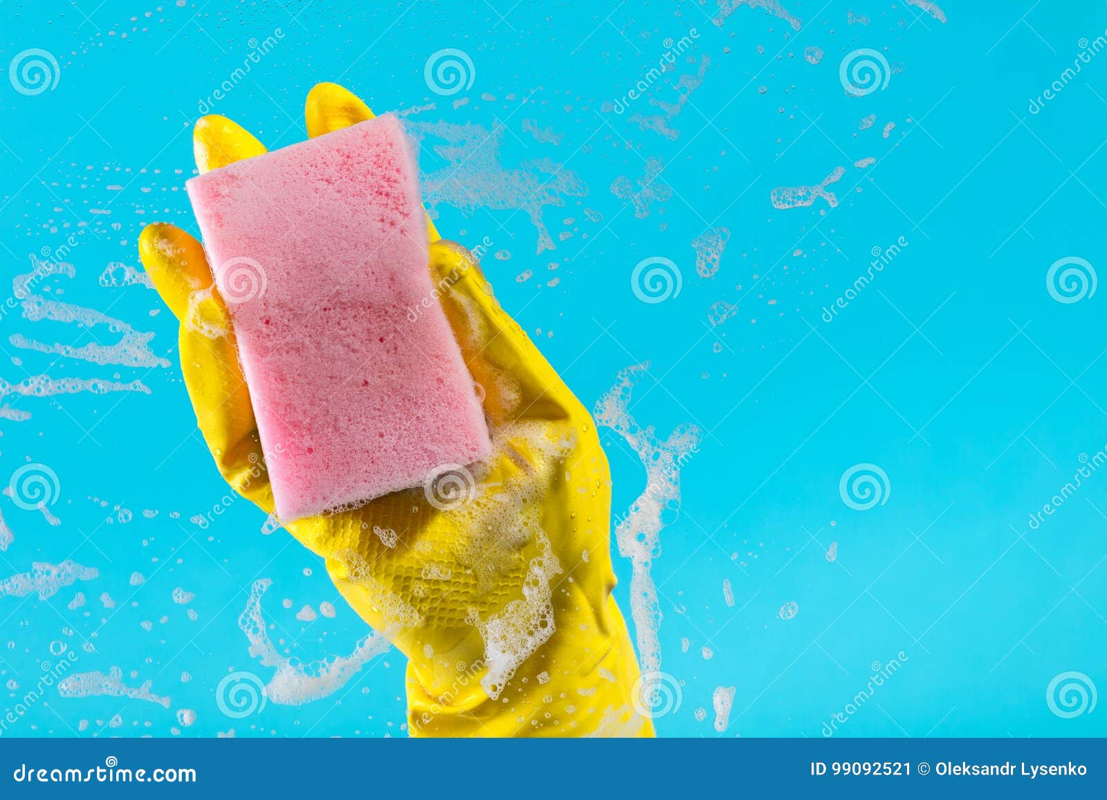 Hand with a Rag Cleans the Surface Stock Image - Image of housewife ...